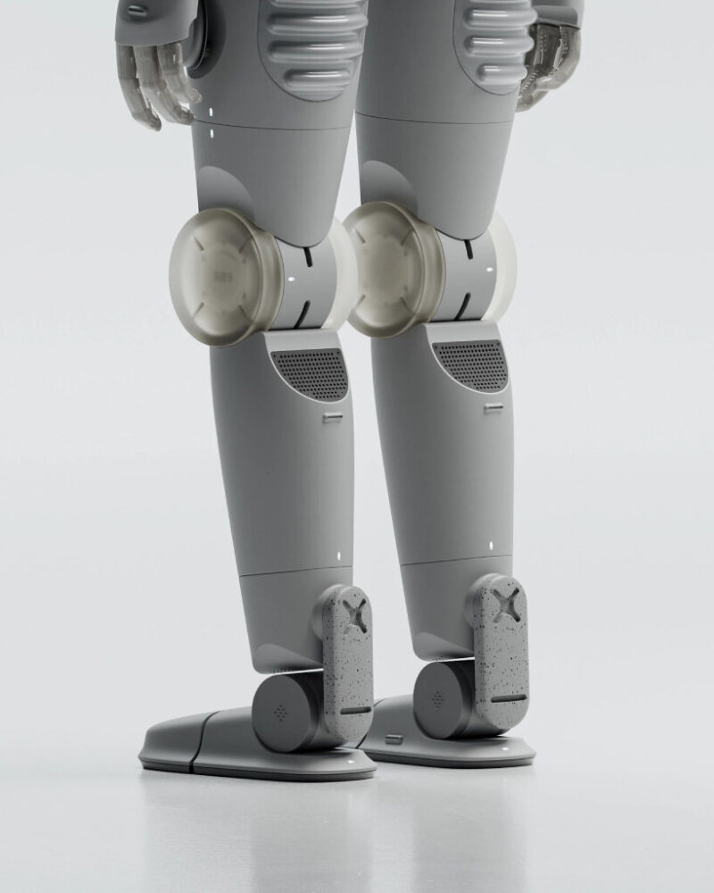 humanoid kriket 3000 draws design from robots in the 50s and 60s