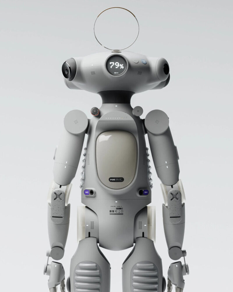 humanoid kriket 3000 draws design from robots in the 50s and 60s