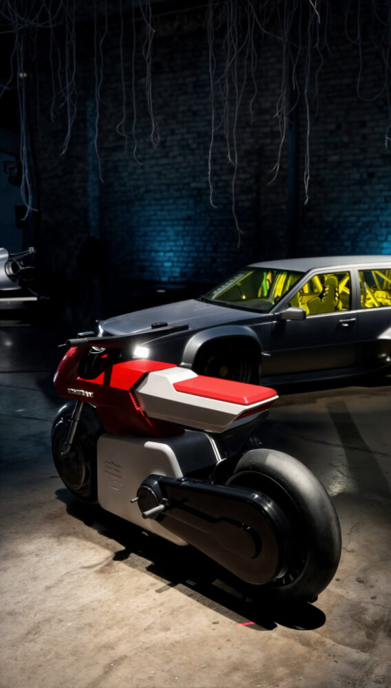 ichiban electric motorcycle brings out prototype with godzilla mode