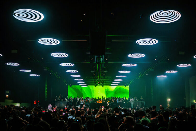 nature inspire stage designs in time warp’s techno music festival