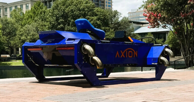 VTOL axion can transform into a flying racecar or air ambulance