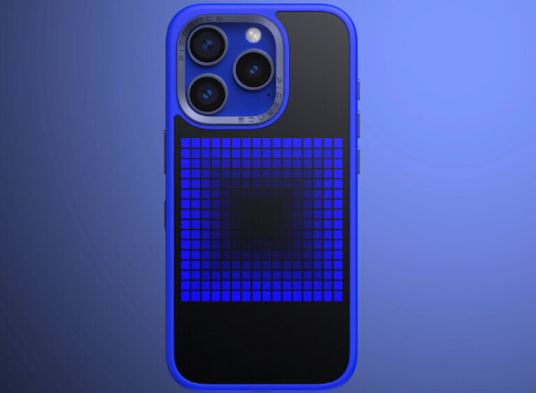 picdance iPhone case adds screen at the back for pixel animations