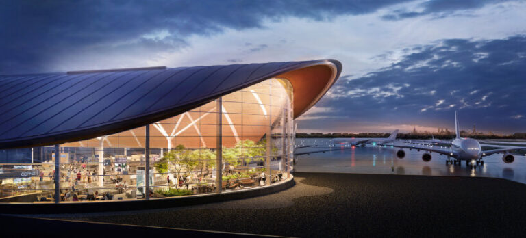 concourse D by SOM at chicago o'hare airport begins construction