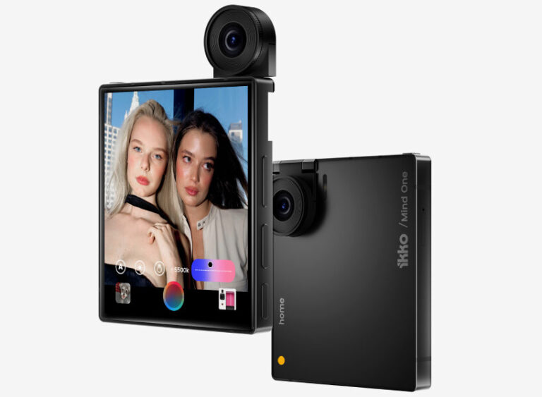 iKKo’s mindone is card-sized AI smartphone with rotatable camera