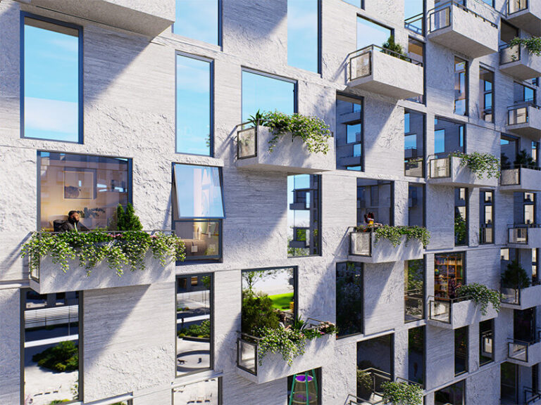 archi-tectonics is building a trio of tapered towers in tirana, albania