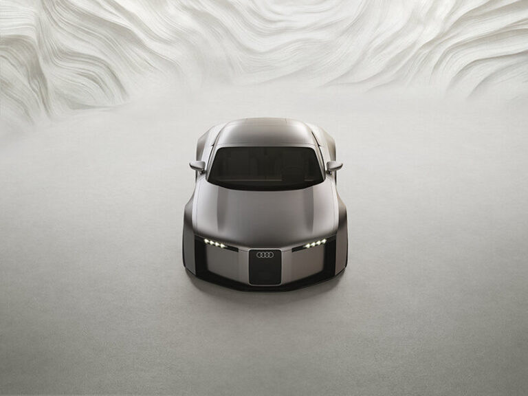 audi unveils concept C all-electric sports car with sculptural ...