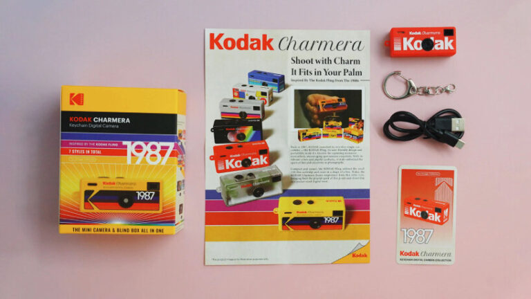 kodak’s digital ‘charmera’ with keychain revives retro photography