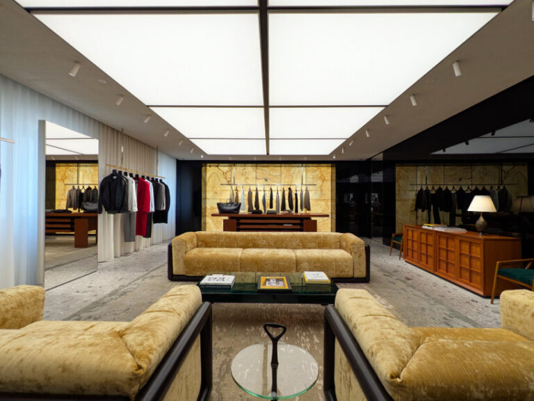 saint laurent renovates and reopens its boutique in milan