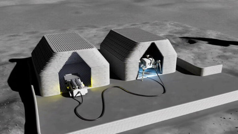 autonomous robotic 3D printer charlotte builds homes without cement