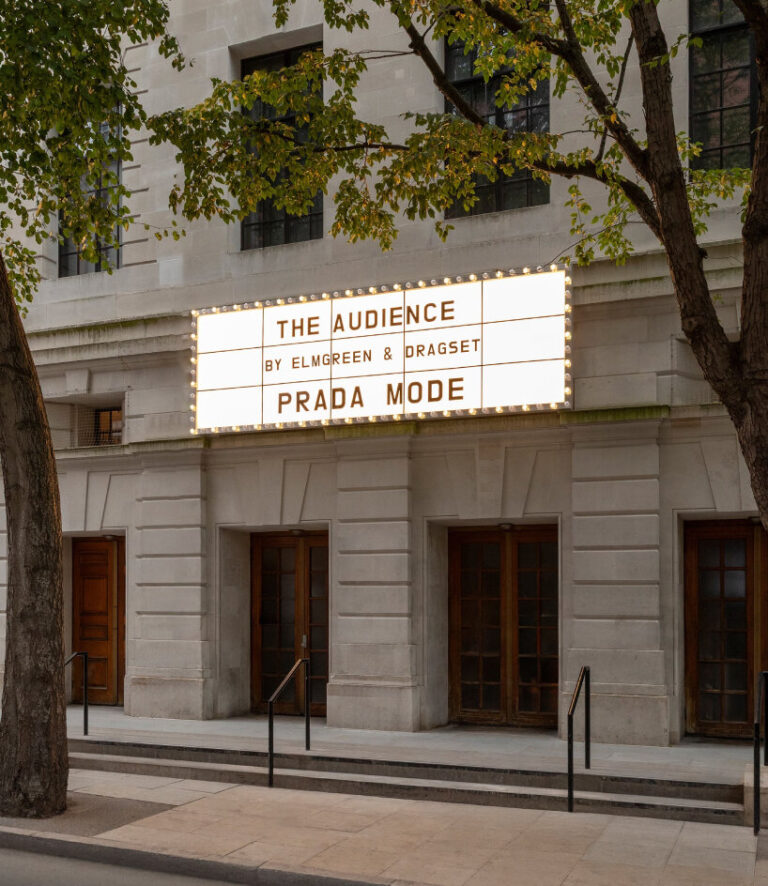 elmgreen & dragset craft immersive installation for prada mode