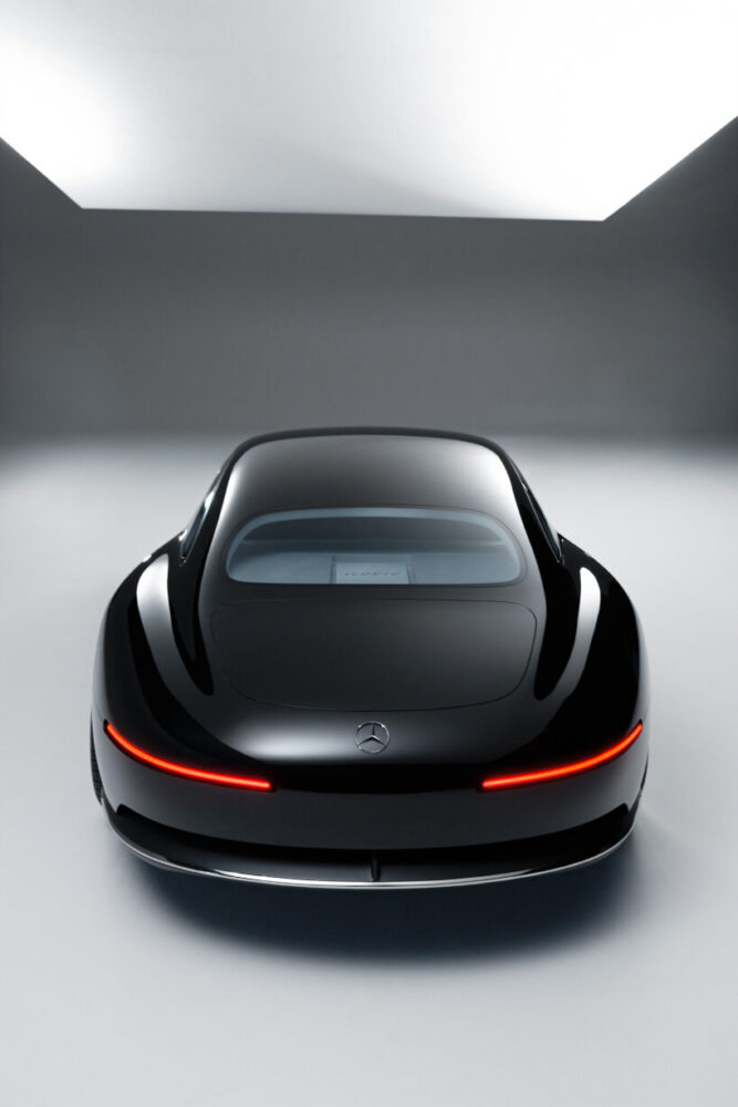 mercedes-benz reveals vision iconic car with art deco design