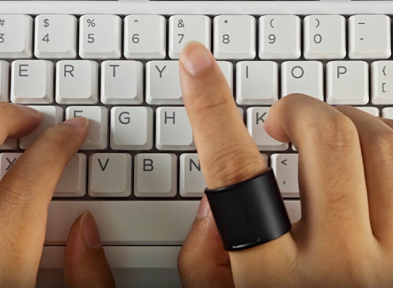 wearable computer mouse ring controls gadgets using finger