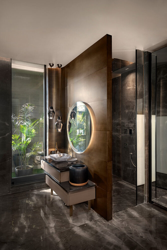 climatic, concrete nadhyavart residence by atrey and associates