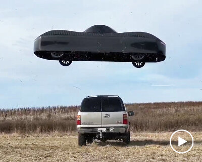 alef aeronautics’ drivable flying car takes flight for the first time