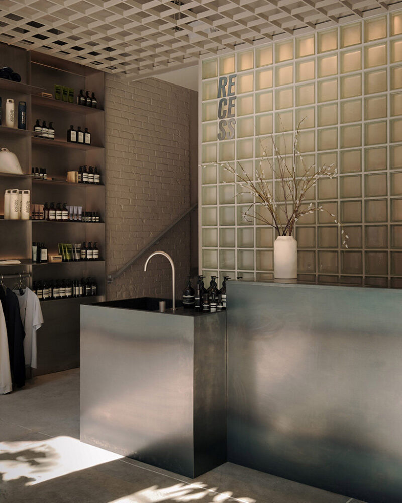 aesop's immersive montreal bathhouse unfolds through shifting warmth ...