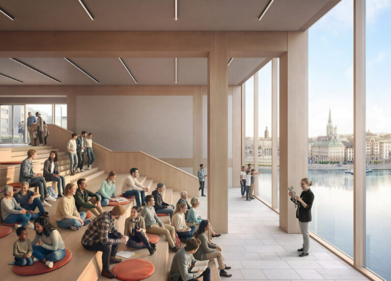 david chipperfield updates design for nobel center in stockholm