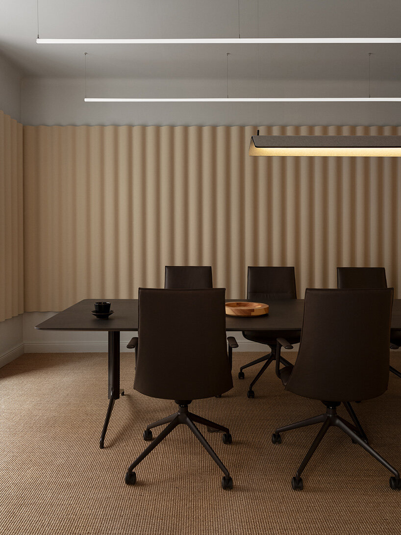 note design studio shapes lammhults design group's stockholm space