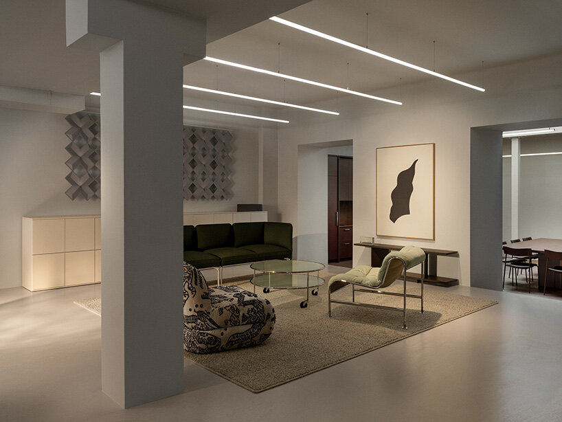 note design studio shapes lammhults design group's stockholm space